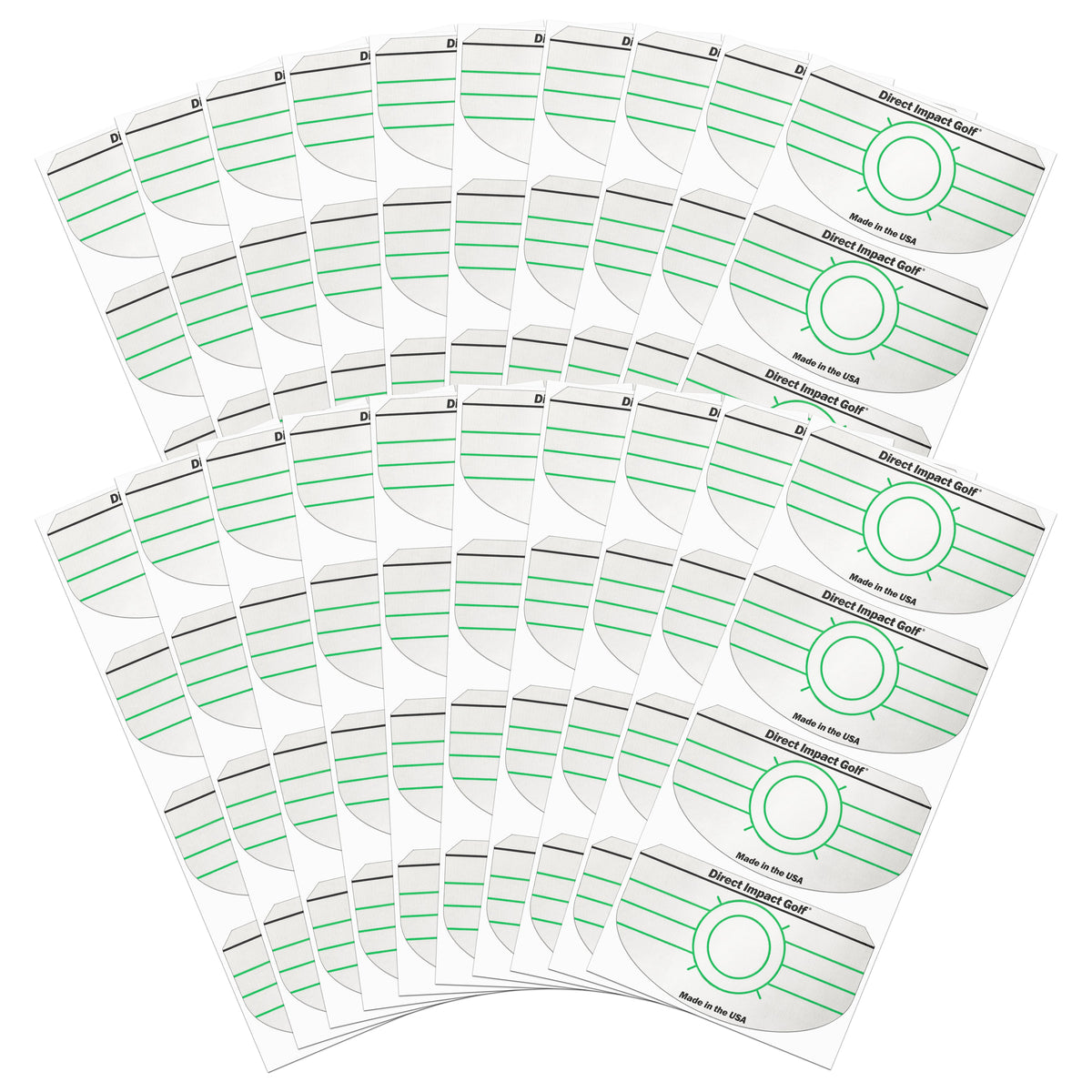 Golf Impact Tape by Direct Impact Golf. Combo Pack - 400 Labels. Gain ...