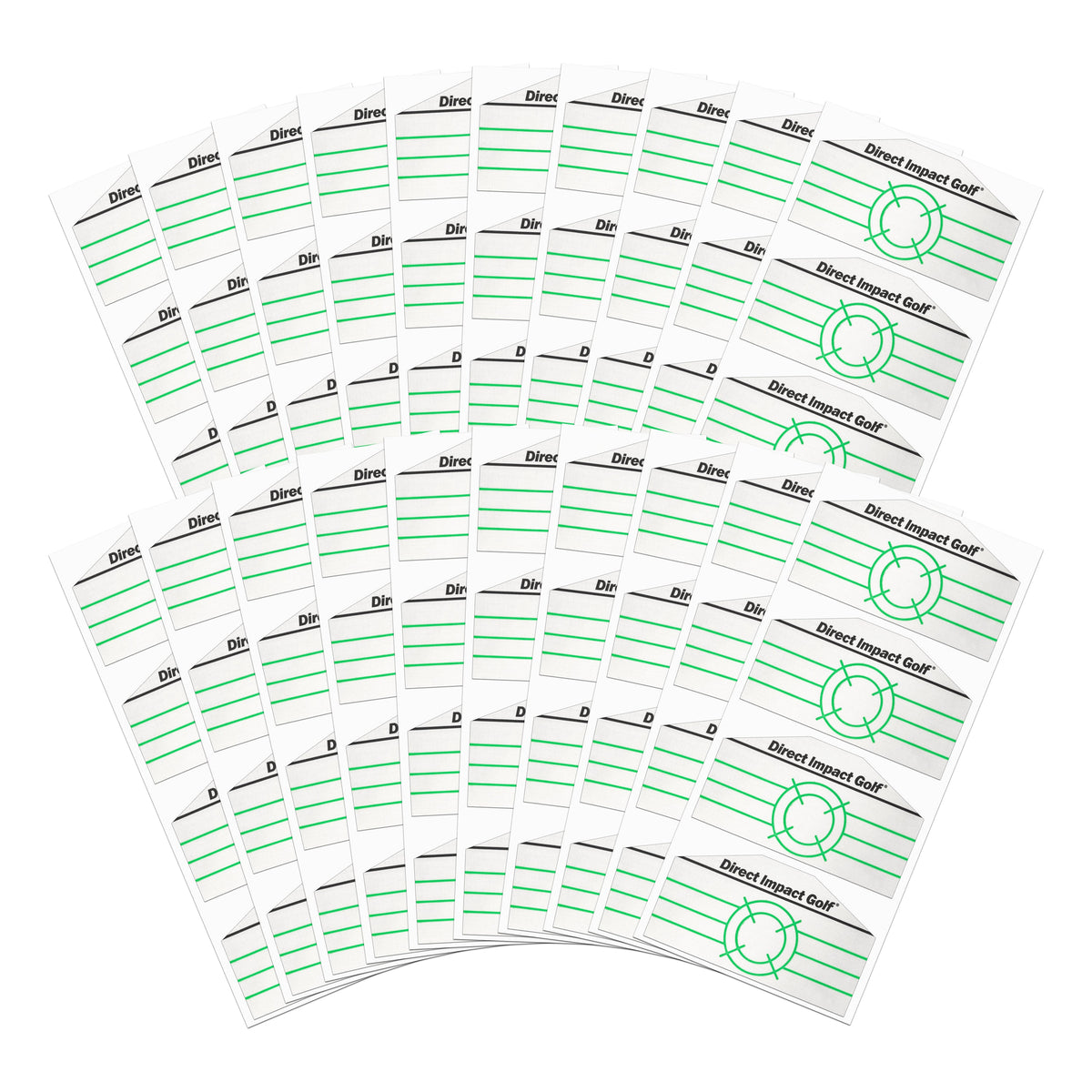 Direct Impact Golf Impact Tape - 100 Universal Iron Labels – Direct ...